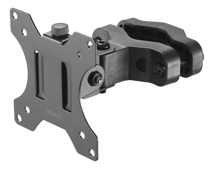 Buy DELTACO Office Pivot pole mount monitor arm, black | Teknikproffset.eu